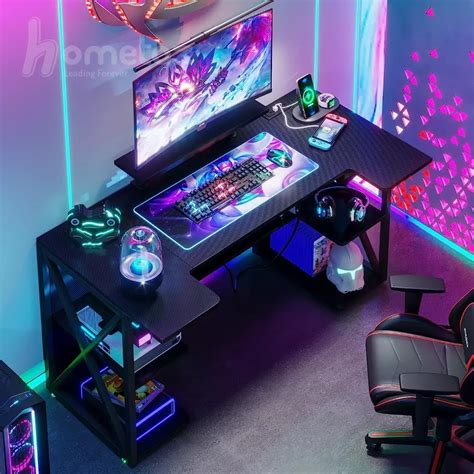 فروش میز گیمینگ کامپیوتر حرفه ای با صفحه Mdf مدل Ht2102