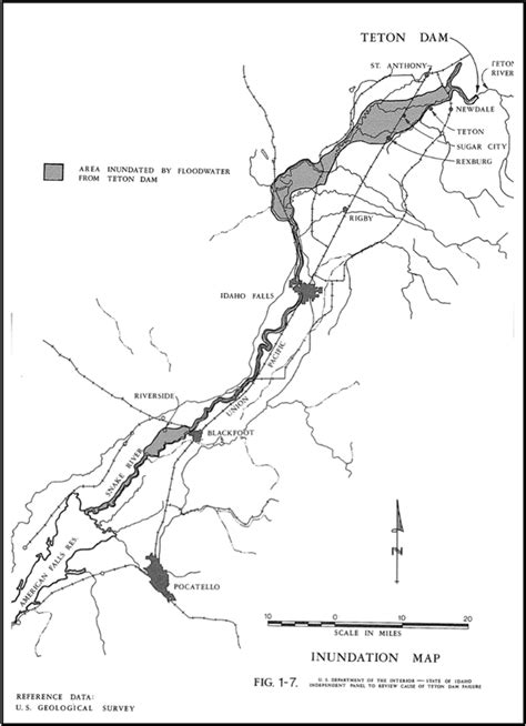 Teton Dam Failure Geology Of Wyoming