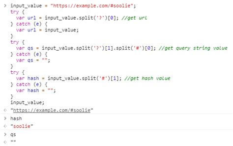 Javascript Get Url Query String And Hash Values Stack Overflow