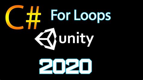 Unity C For Loops Youtube