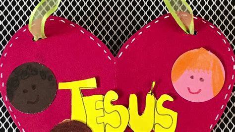 Jesus Ama A Los Niños Manualidades Cristianas Para Ninos