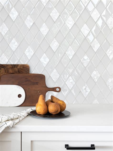 Shop Mother Of Pearl Backsplash Tile Exclusive Focal Point