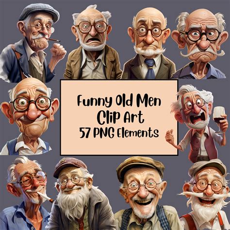 Funny Drawings Of Old People
