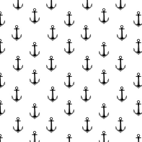 Premium Vector Anchor Pattern