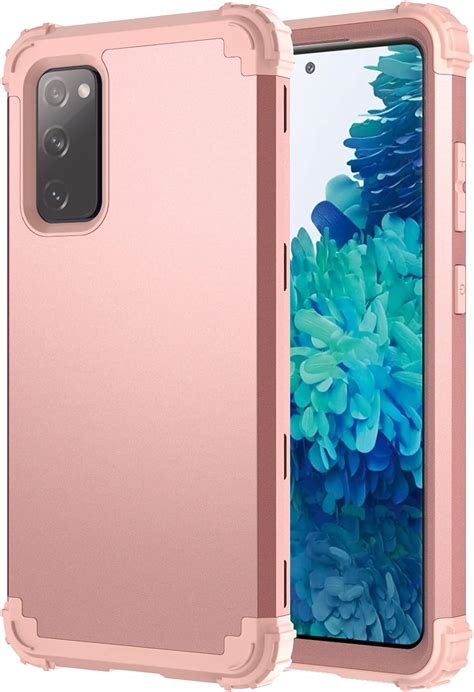 Amazon Com Phone Case For Samsung Galaxy S Fe G Inch Hard Cover Shockproof Soft Silicone