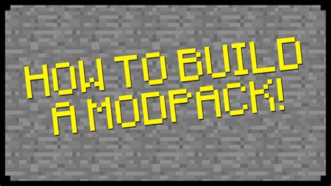 Minecraft How To Make A Modpack Ijevin Youtube