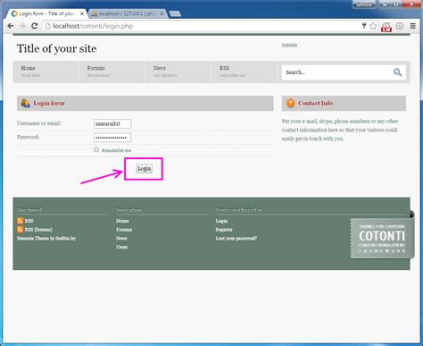 Cotonti Siena Demo Site Try Cotonti Siena Without Installing It