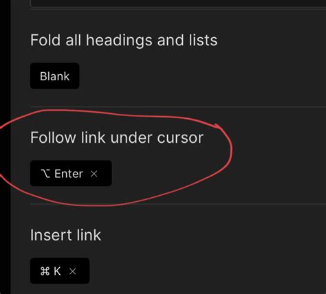 Bug Follow Link Hotkey Not Working Bug Graveyard Obsidian Forum