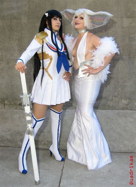 Mother Daughter Cosplay For A Kon Satsuki And Ragyo Kiryuin Cosplay