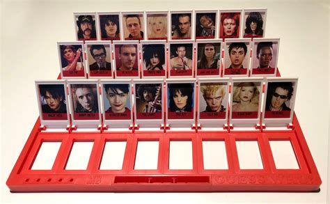 Punk Guess Who Printable Game Pieces For Guess Who And Whoosit Board Games Etsy