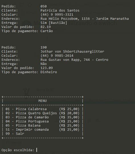 Menu Java Utilizando O Switch Programação Guj