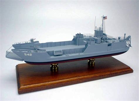 Lct Mk 6 Amphibious Ship 196 Scale Mahogany Ship Model