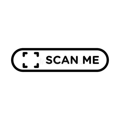 Scan Me Icon Stock Vector Illustration Of Creative 330167102