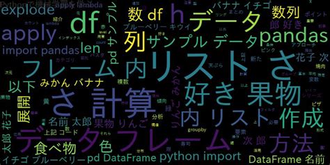 Pandasの基礎、基本機能から応用技まで解説！：まず学習するべき機能とは ｜ 自作で機械学習モデル・aiの使い方を学ぶ
