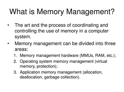 Ppt Memory Management Powerpoint Presentation Free Download Id4175674