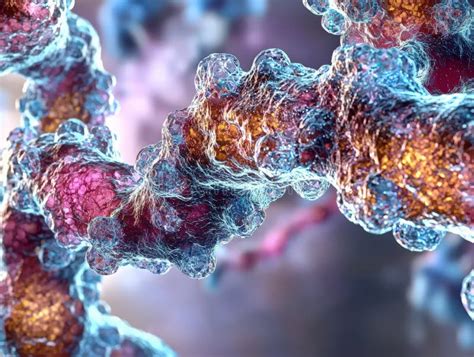 Vibrant Representation Of Rna Showcasing Its Essential Role In Gene Expression And Cellular