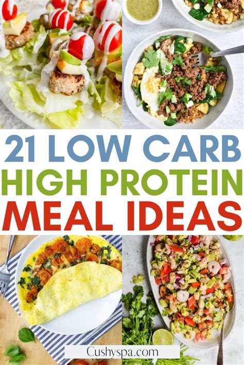 21 High Protein Low Carb Meals Cushy Spa