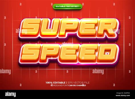 Speed Vector Lettering Stock Vector Images Alamy