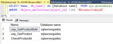 Stored Procedure For Search Functionality In Sql Server