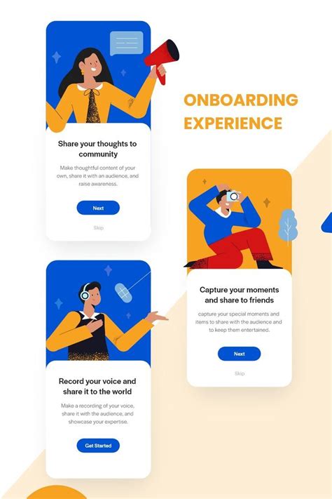 Onboarding Mobile Screen Design Onboarding Screen Design Group Work