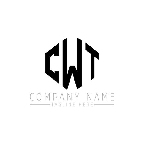 Premium Vector Cwt Letter Logo Design With Polygon Shape Cwt Polygon And Cube Shape Logo