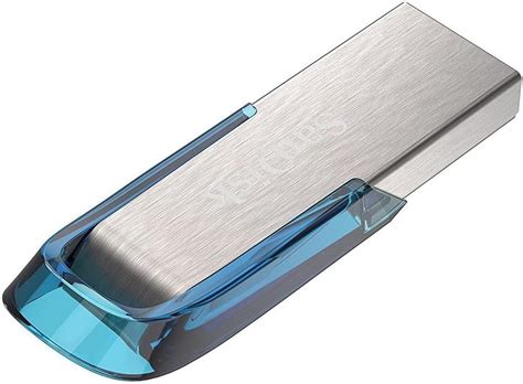 SanDisk GB Ultra Flair USB Flash Drive Up To Mb S Read Speeds Tropical Blue Amazon