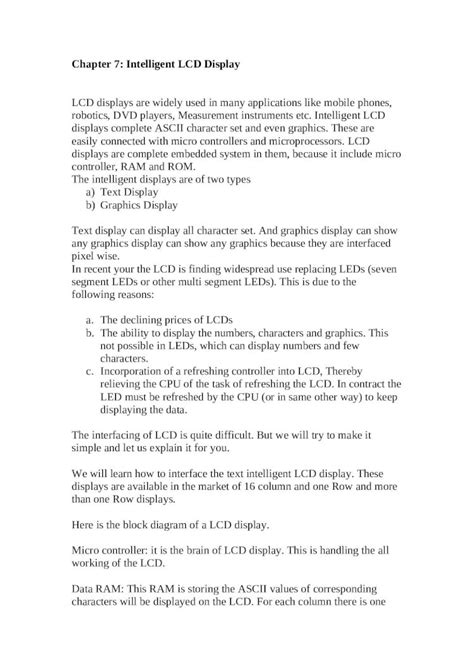 DOC Chapter Intelligent LCD Display DOKUMEN TIPS