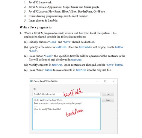 Solved 1 Javafx Framework 2 Javafx Basics Application