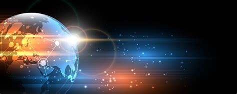 글로벌 네트워크 연결 월드 맵 추상기술 배경 글로벌 비즈니스 혁신 개념 0명에 대한 스톡 벡터 아트 및 기타 이미지 0명 3차원 형태 개념 Istock