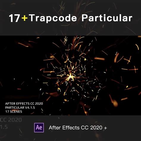 Ae 17 Trapcode Particular Sparks Template For After Effects Shopee Malaysia