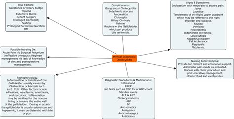 Pathophysiology Concept Map Template