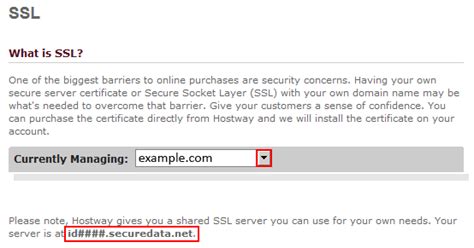 Ssl Certificates Introduction Hostway Help Center