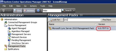 new lync 2010 scom management pack icewolf blog