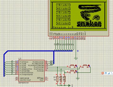 Protues 76仿真430 Lcd 简易贪食蛇 Csdn博客