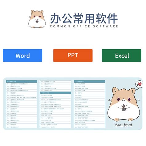 Bubm超大鼠标垫加厚可爱女生office办公软件excel Ps快捷键大号电竞cad键盘写字台电脑垫学生书桌垫子 虎窝淘