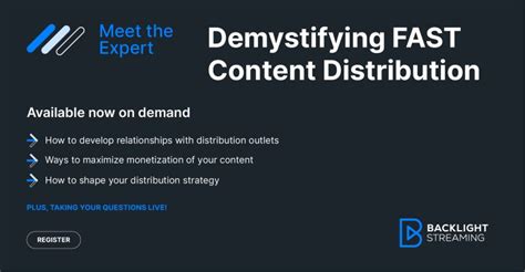 Brian Dorry On Linkedin Demystifying Content Distribution Backlight