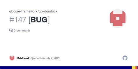 [bug] · Issue 147 · Qbcore Framework Qb Doorlock · Github