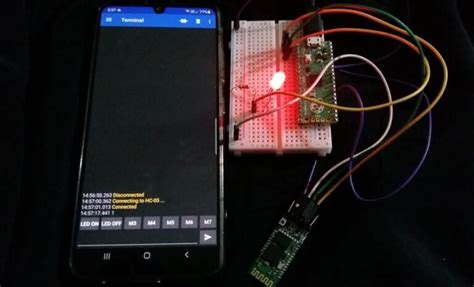 hc 05 bluetooth interfacing with raspberry pi pico micropython