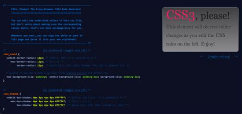5 Useful Css3 Tools And Generators