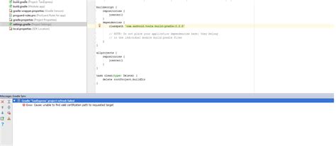 Android 223 Gradle Sync Issue Stack Overflow