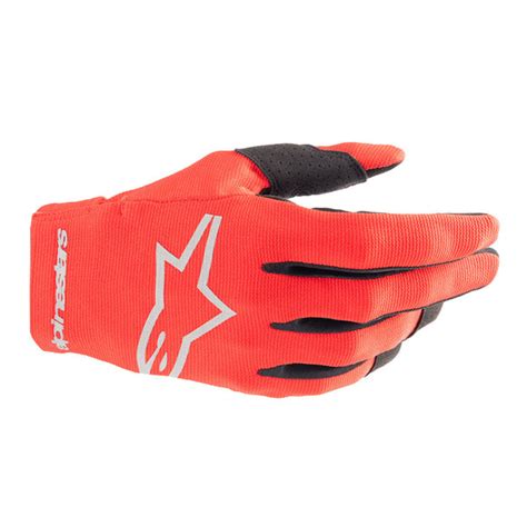 Alpinestars 2025 Youth Radar Redsilver Gloves Ama Warehouse