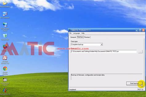 Hướng Dẫn Backup Và Restore Hmi Siemens Tp Op đời Cũ Dùng Prosave Matic Vn
