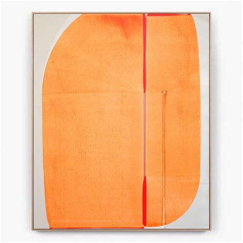 Alex Kuznetsov Untitled I By Alex Kuznetsov Orange Abstract Acrylic