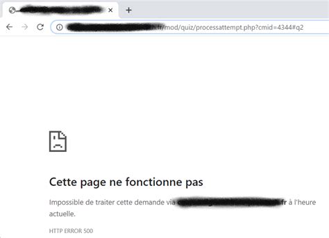Coderunner Error 500