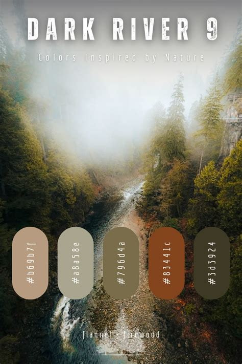 Dark River Color Palette Website Color Palette Nature Color Palette
