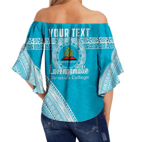 Custom Personalised Lavengamalie College Tonga Off Shoulder Waist