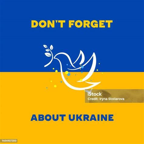 평화의 비둘기와 우크라이나 벡터 일러스트 레이 션을 잊지 마십시오 개념에 대한 스톡 벡터 아트 및 기타 이미지 개념 기 날기 Istock