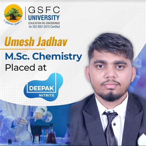 gsfc university on linkedin placement chemicalengineering gsfcuniversity