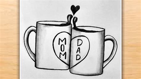 Mom Dad Drawing Easy Mom Dad Drawing Easy Step By Step Pencil