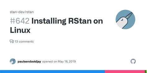 installing rstan on linux · issue 642 · stan dev rstan · github